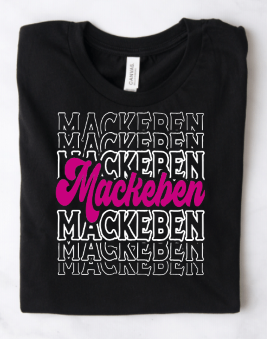 CUSTOM SCHOOL NAME STACKED (NO LINES OR PAPER DETAIL) – Basic Becky Tees & More