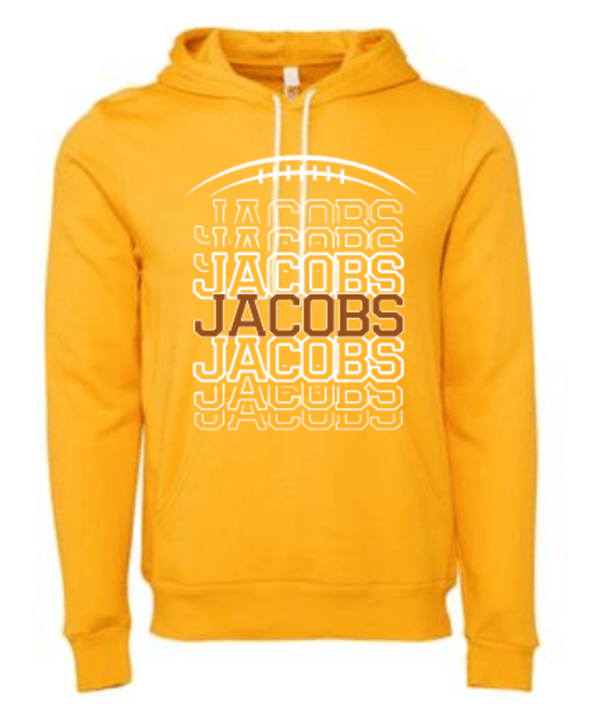 STACKED JACOBS WITH FOOTBALL – Basic Becky Tees & More
