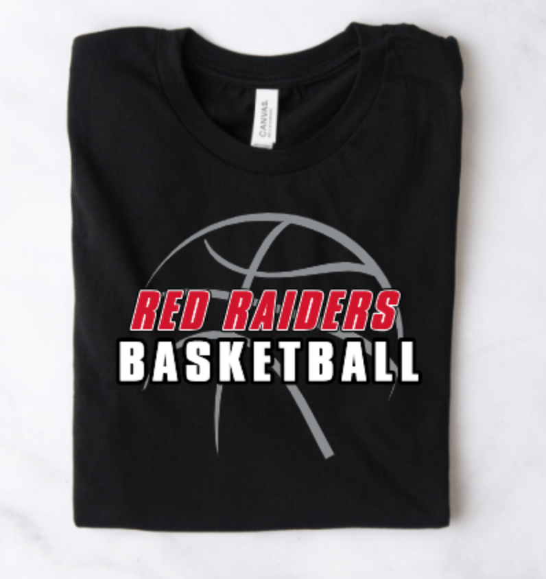RED RAIDERS BASKETBALL BLOCK FONT – Basic Becky Tees & More