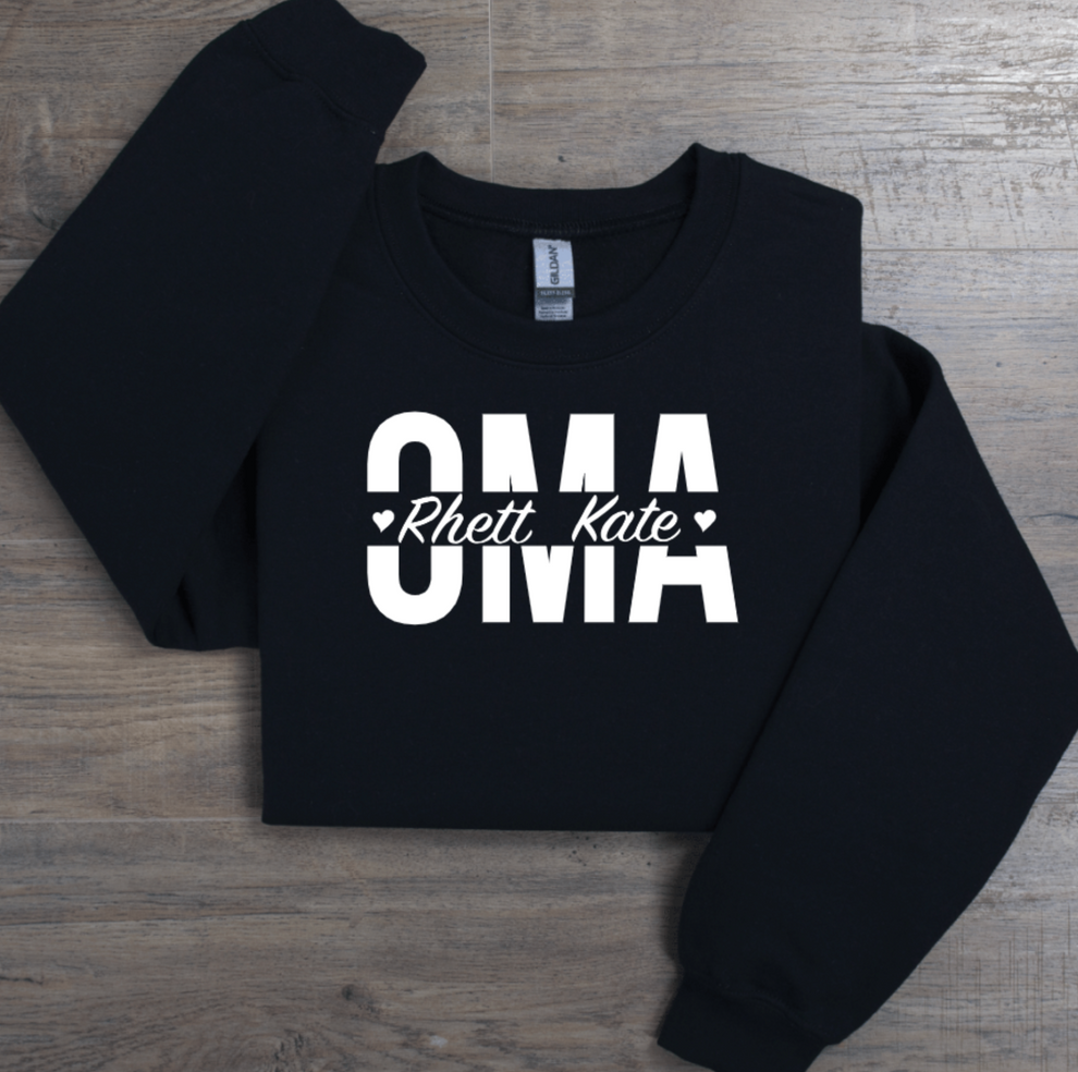 CUSTOM NAME WITH NAMES INSIDE – Basic Becky Tees & More