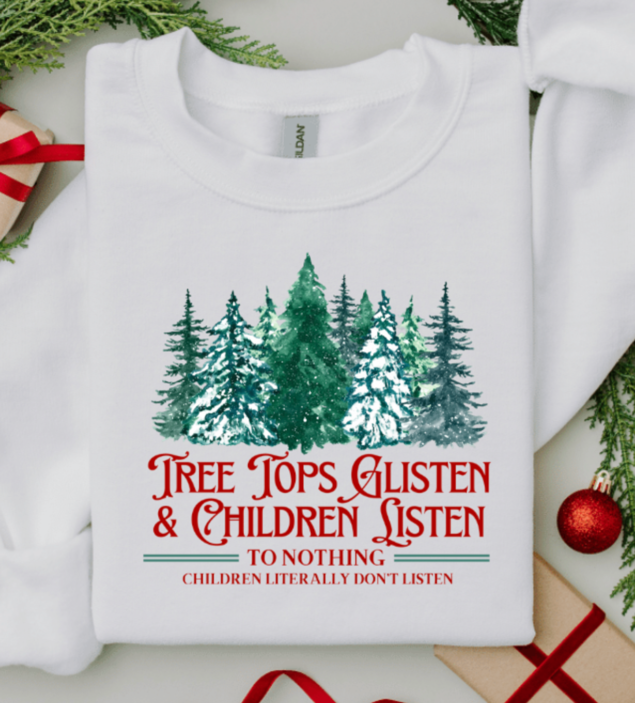 TREE TOPS GLISTEN AND CHILDREN LISTEN TO NOTHING CHILDREN LITERALLY DO ...