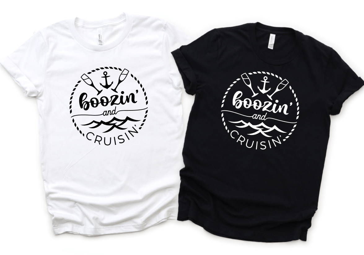 BOOZIN' AND CRUISIN' – Basic Becky Tees & More